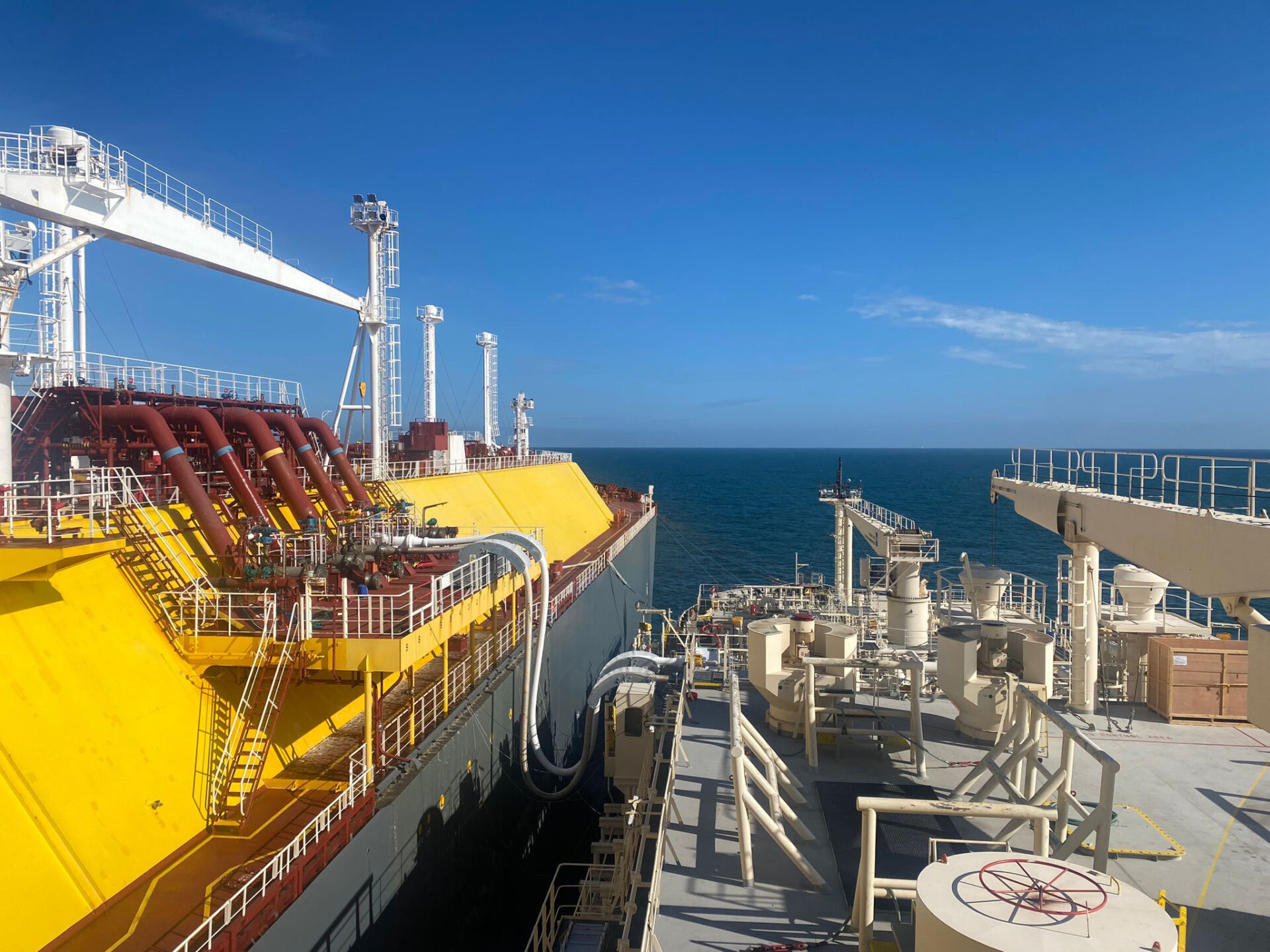 James Fisher Fendercare conducts first LNG ship-to-ship transfer off ...