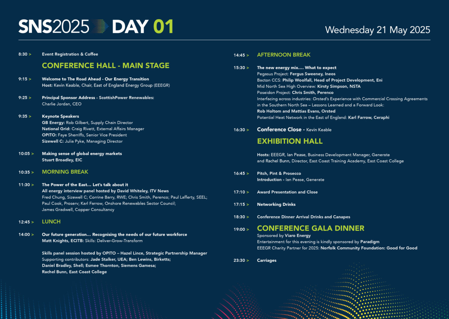 SNS2025: The Road Ahead - Our Energy Transition - EEEGR